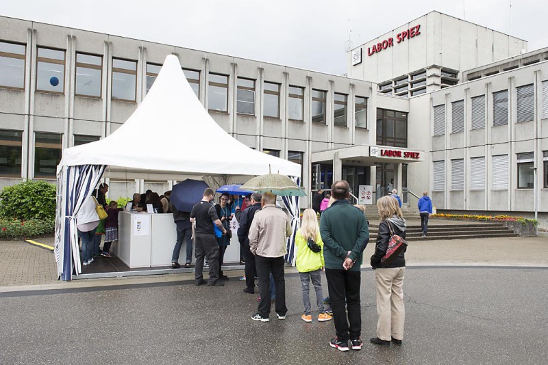 Bilder vom Tag der offenen Tür im Labor Spiez